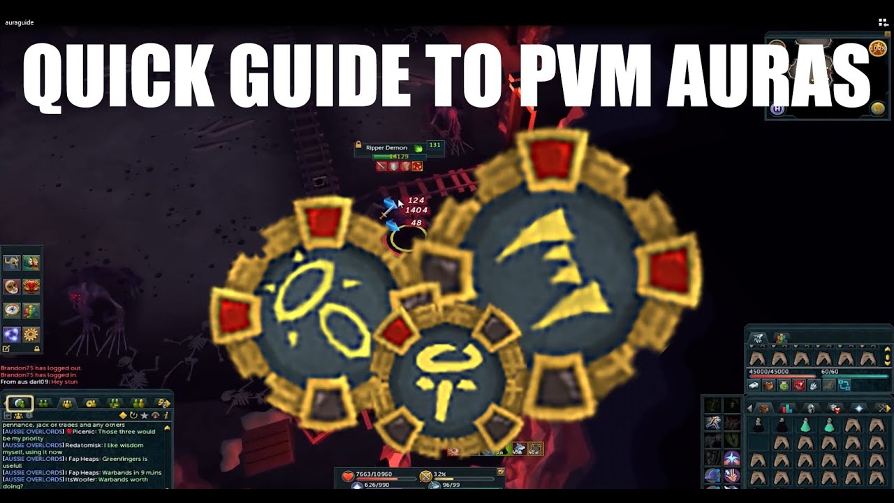 Runescape: Quick Guide to PvM Auras - YouTube