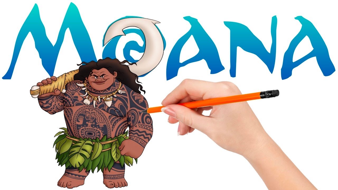 How to draw Maui, shape-shifter, Demi-God of the wind and sea, hero of ...