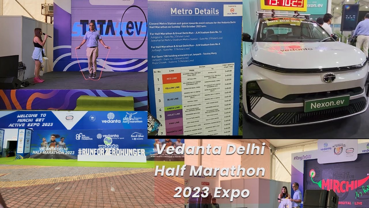 Vedanta Delhi half marathon 2023 expo VDHM 2023 #vdhm2023 #adhm # ...