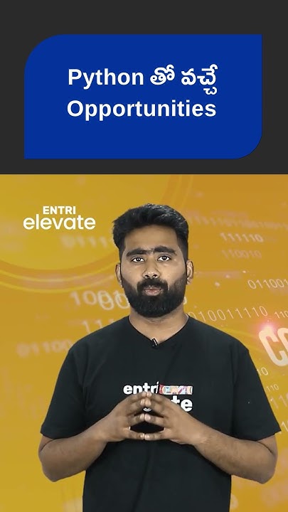 Job Opportunities with Python | Become Full stack developer with Entri Elevate Telugu #shorts ...