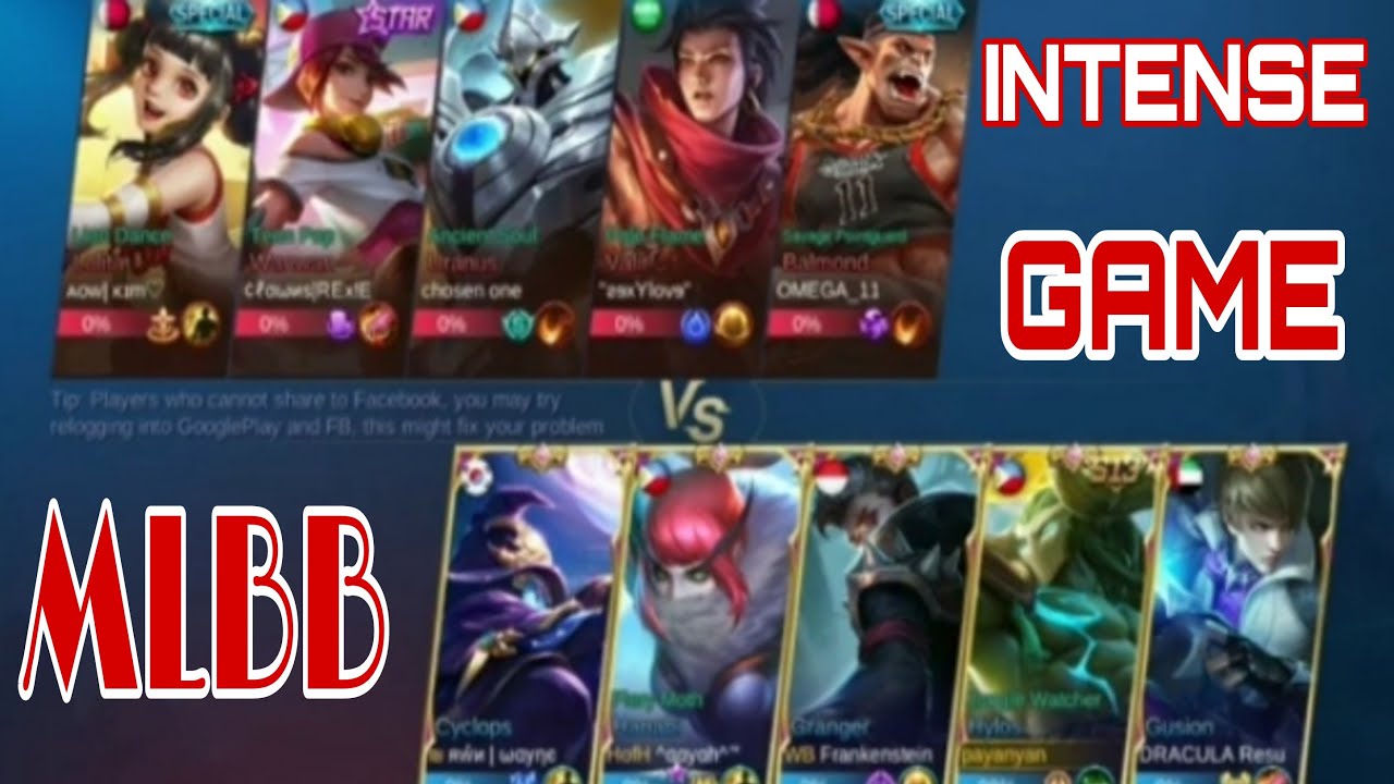 Intense game, mlbb.. - YouTube