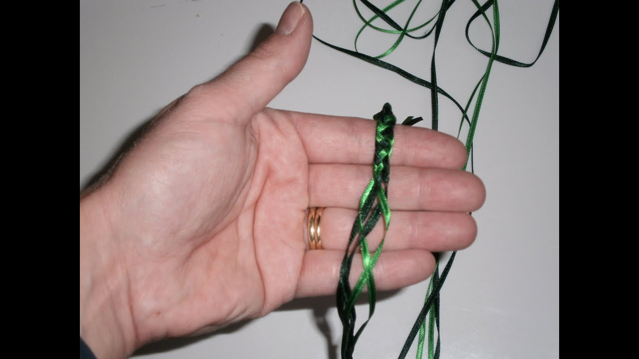 Vlechten Met Weefsel Aan De Zijkant