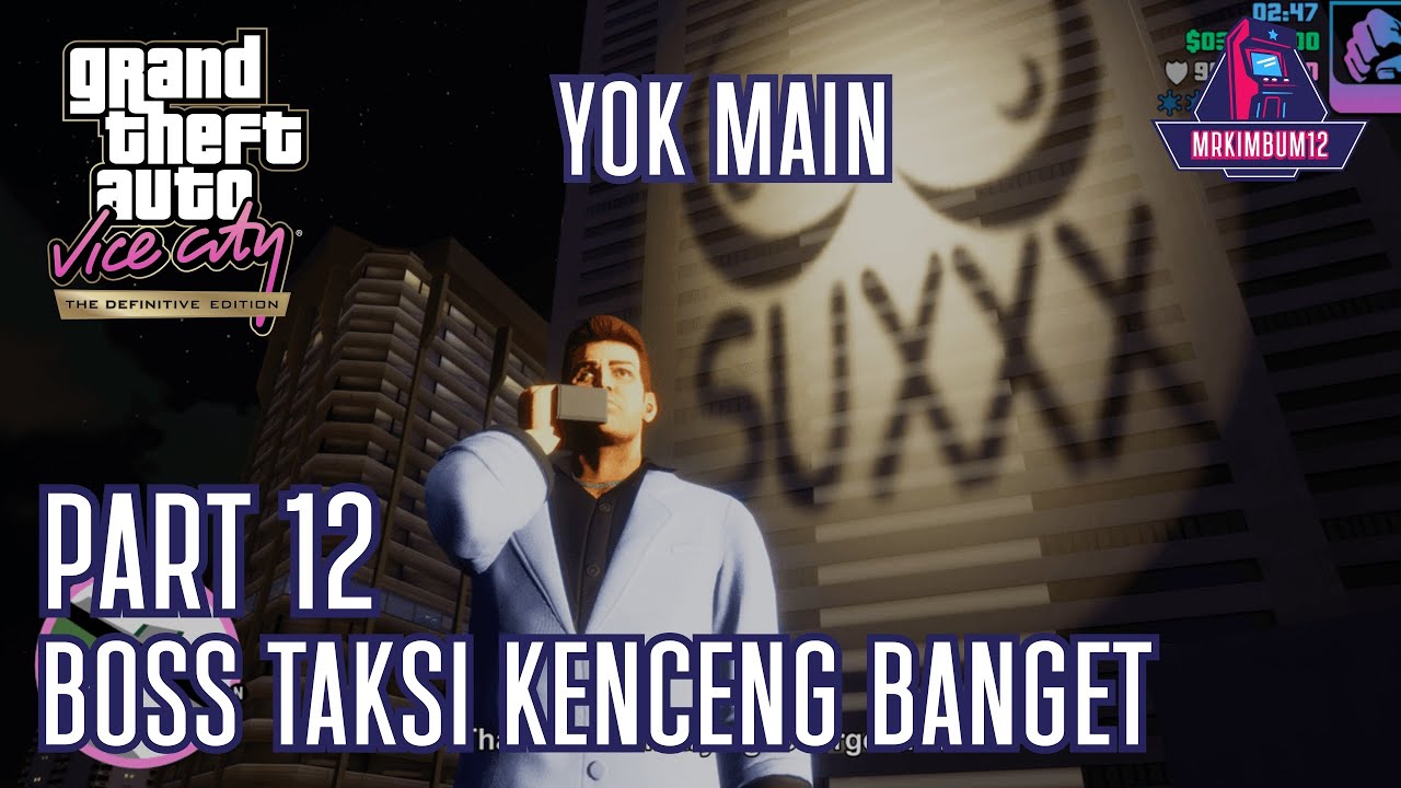 DAPET TAKSI JAGUAR KENCENG | gta vice city definitive edition gameplay ...