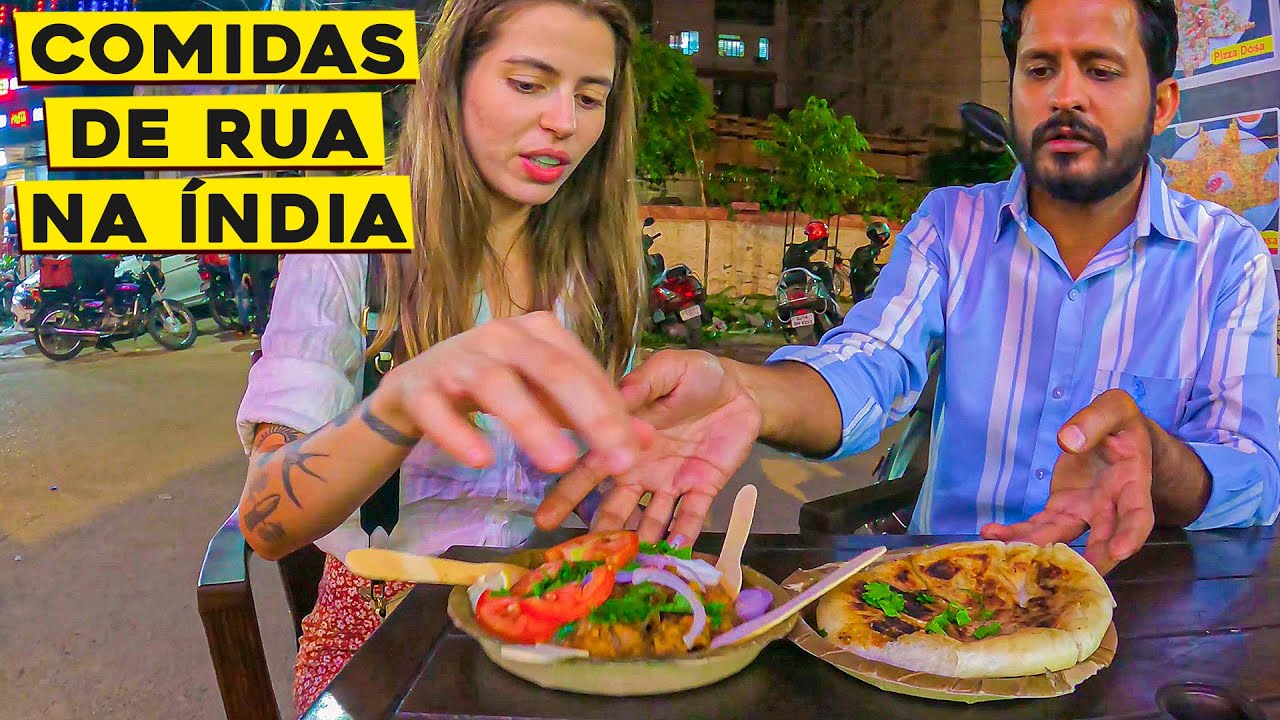 PROVANDO COMIDAS DE RUA NA ÍNDIA - Jaipur - YouTube
