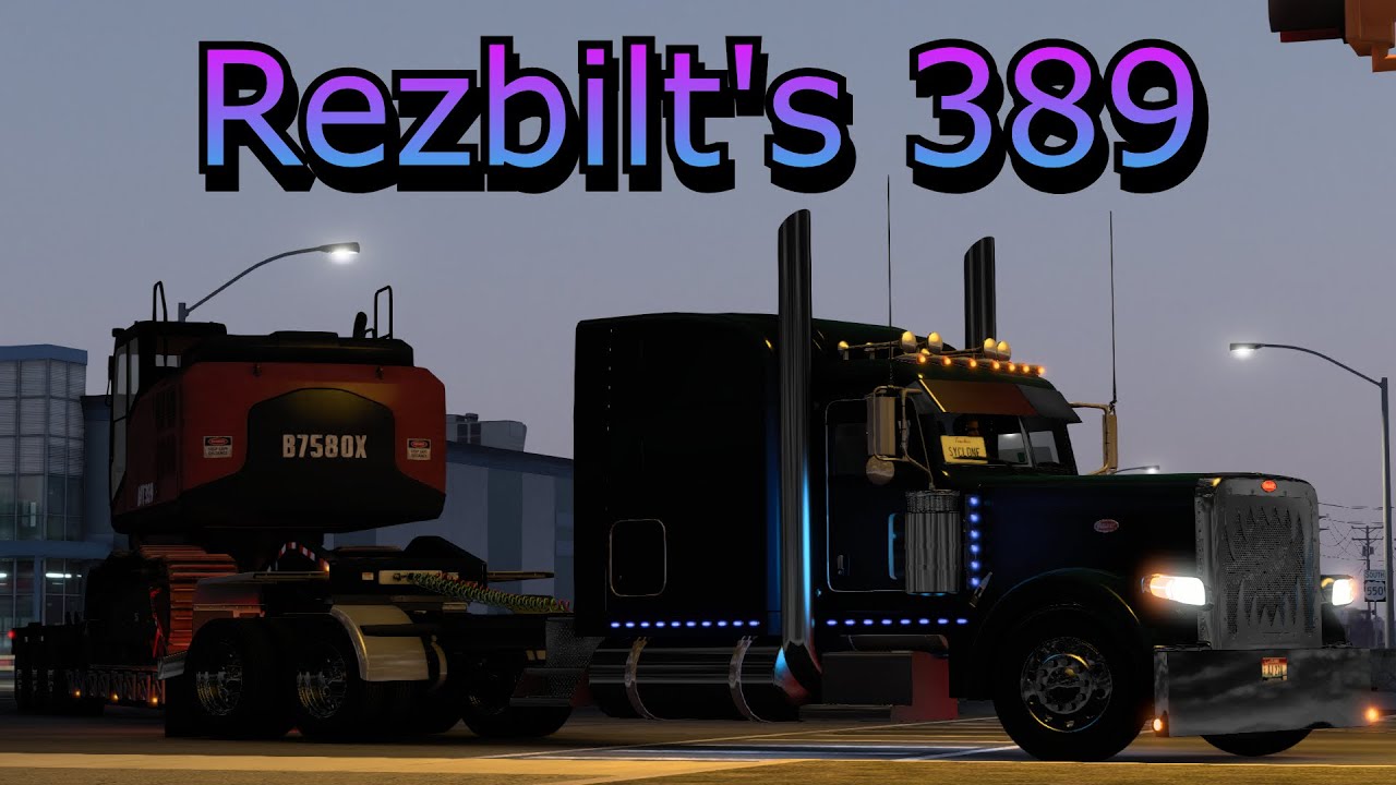 Rezbilt's 389 to Pueblo | ATS Modded Gameplay - YouTube