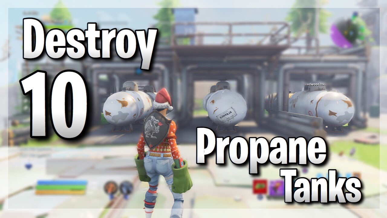 EASY WAY TO COMPLETE DAILY CHALLENGE! Destroy 10 Propane Tanks Fortnite ...