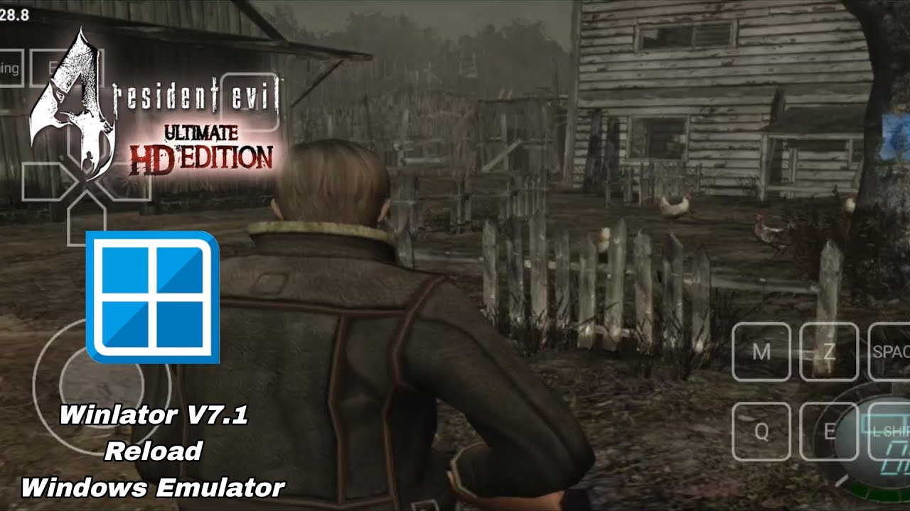 Resident Evil 4 Ultimate HD Gameplay Winlator (PC Emulator) Android ...