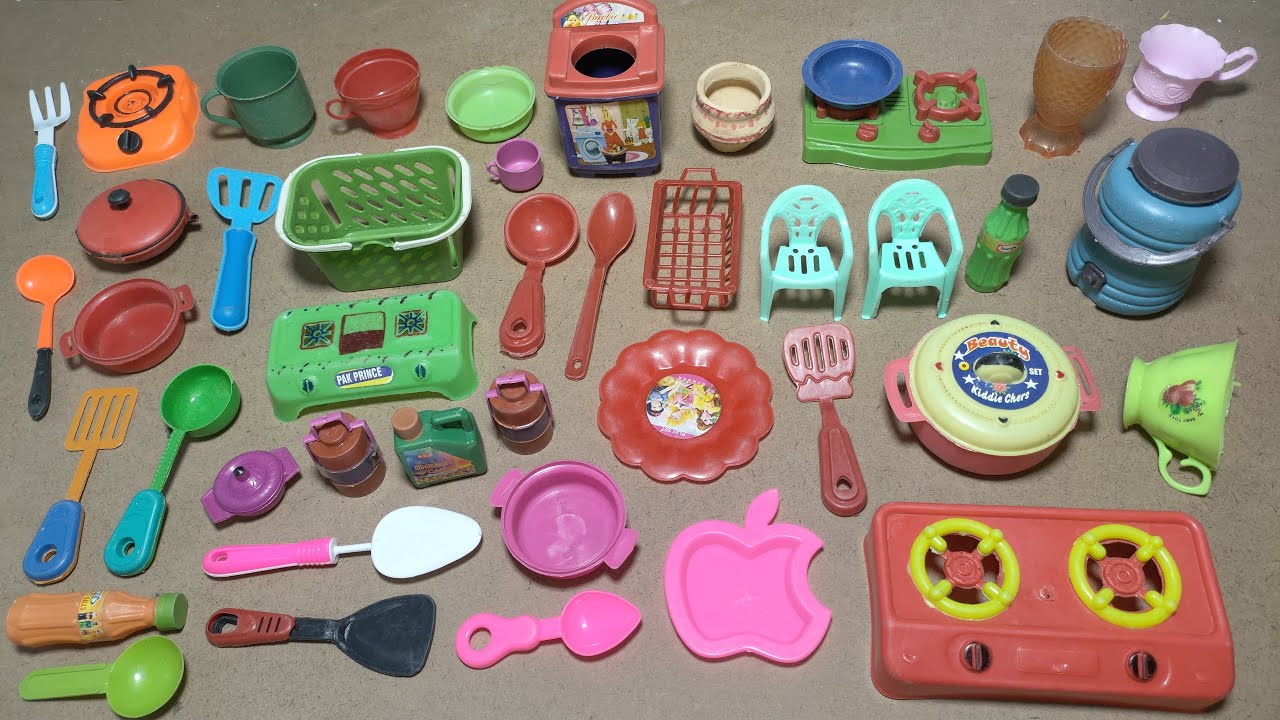 8 Minutes Satisfying With Unboxing Cute Miniature Kitchen Set ...