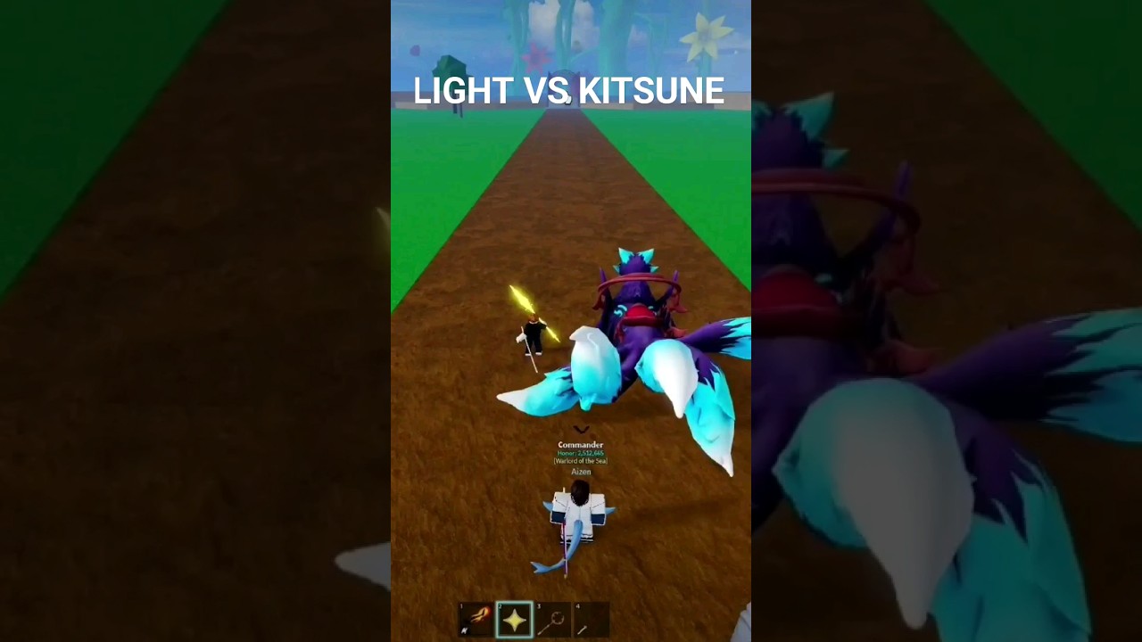 Light Vs Kitsune! SPEED RACE! #roblox #bloxfruits - YouTube