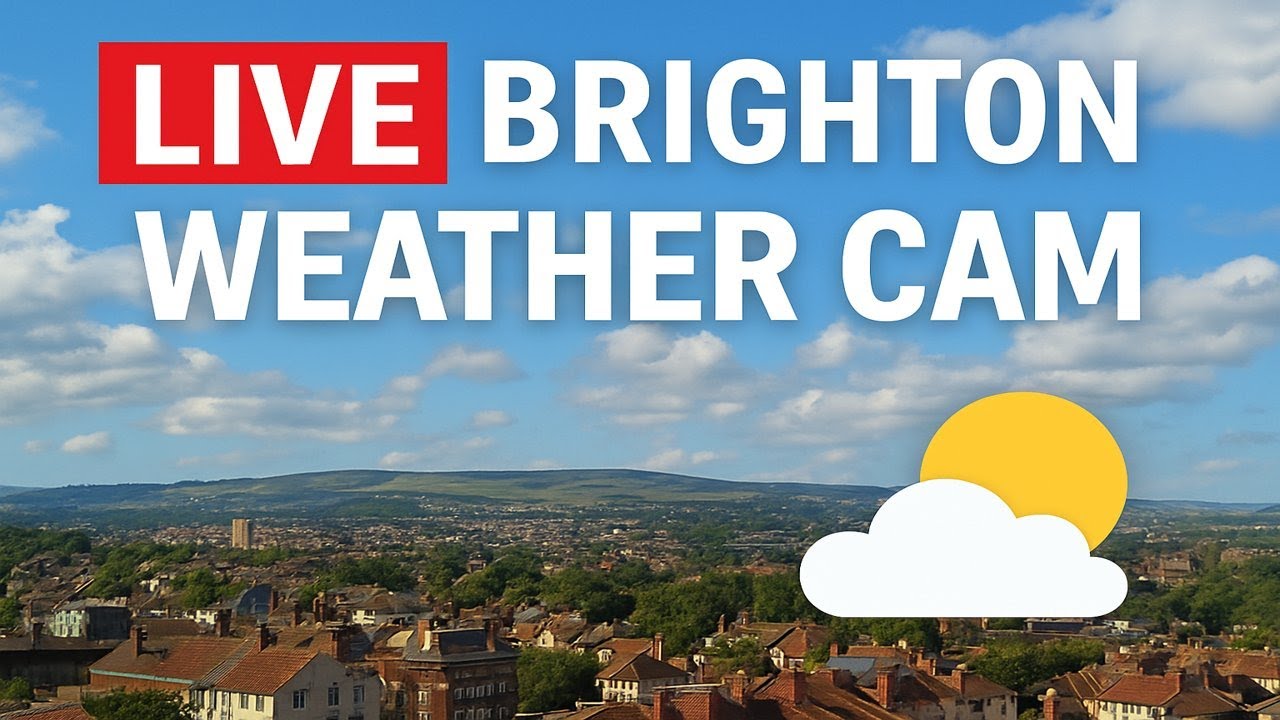 🌤 Live Brighton Weather Cam | Sussex Sky & UK Weather Updates - YouTube