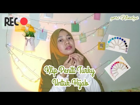 Cara Pake Klip Turky Hijab Dengan Benar.