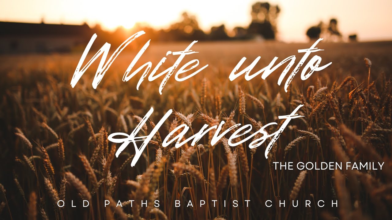 "White Unto Harvest" - The Golden Family | Old Paths Baptist Church ...