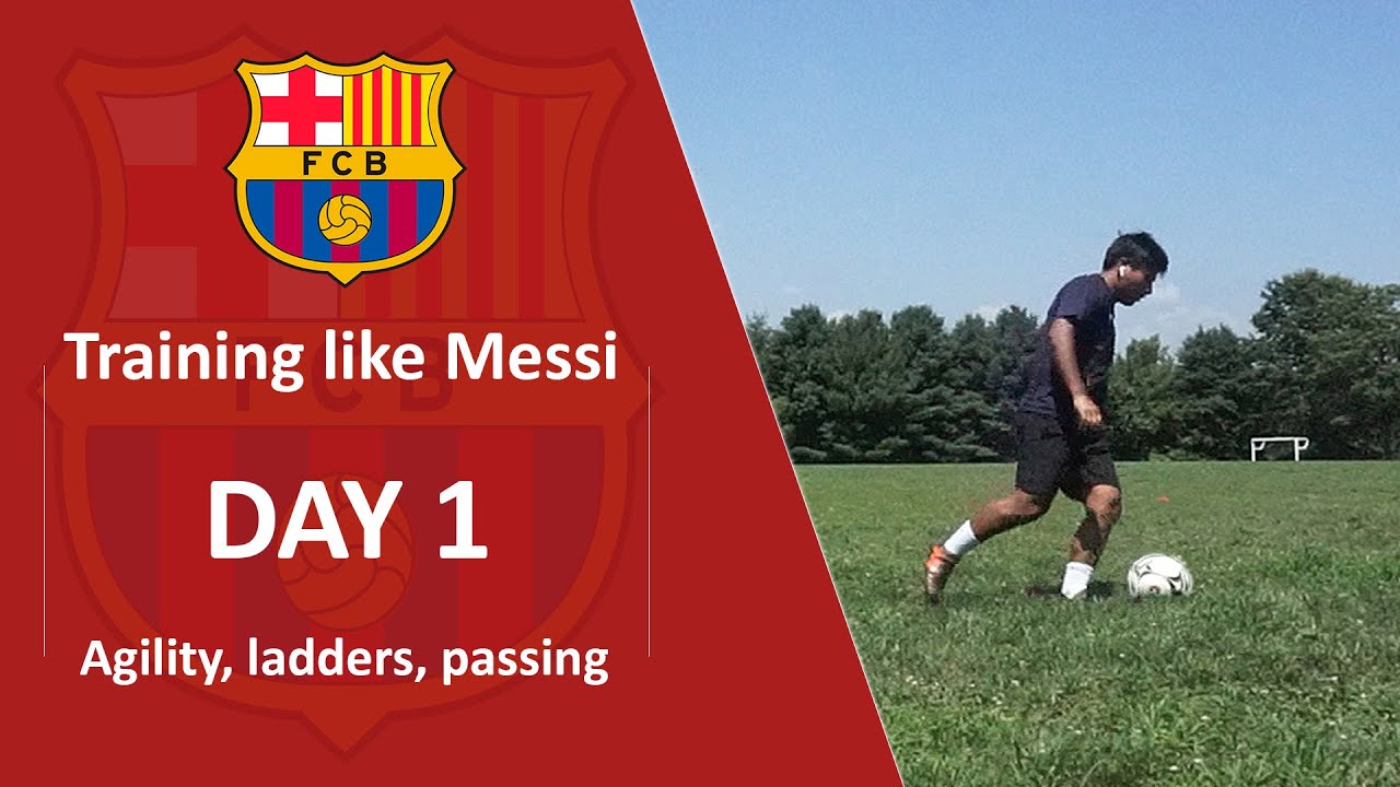 Training like Messi: Agility, Ladders, Passing - YouTube