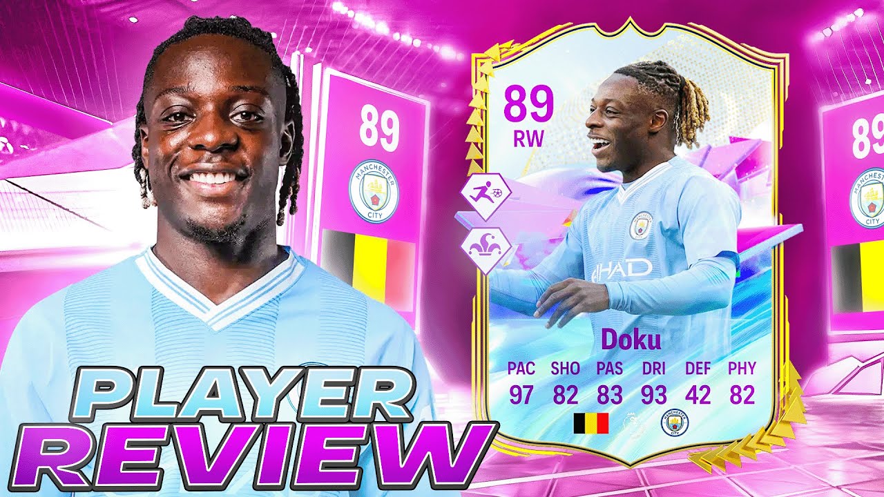 🔥89 FUTURE STARS DOKU PLAYER REVIEW - EA FC 24 ULTIMATE TEAM - YouTube