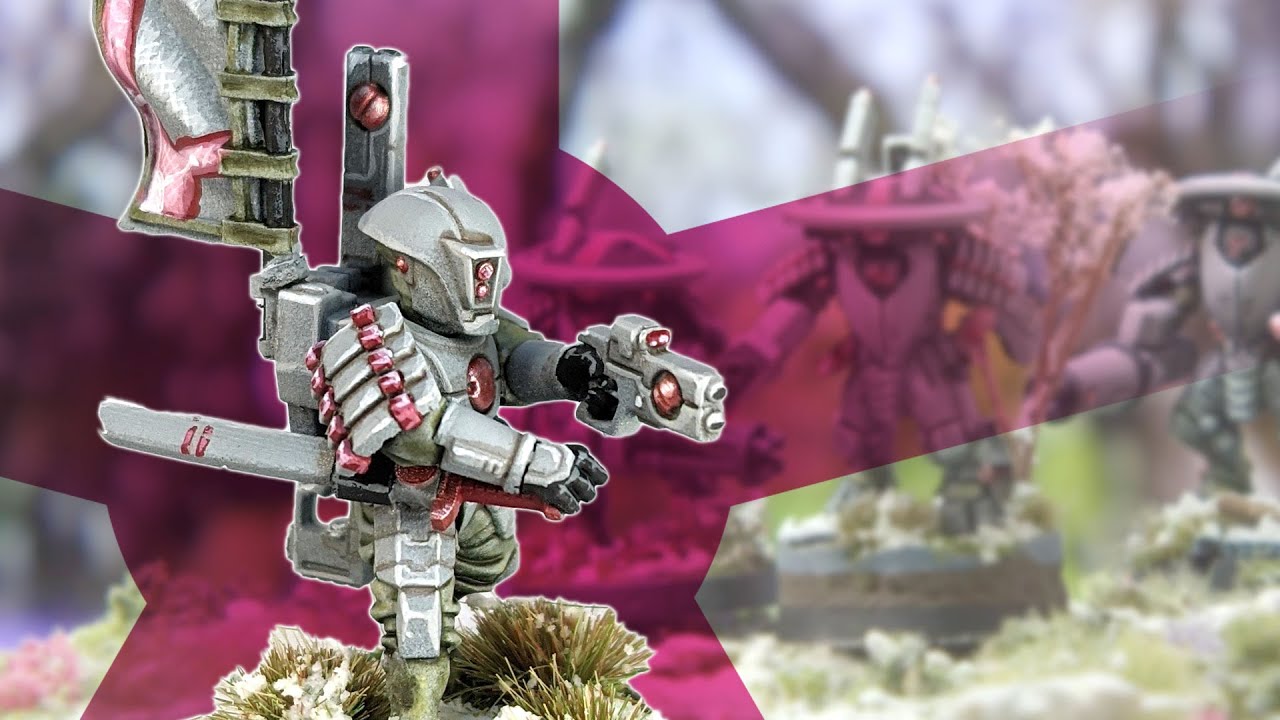 My Warhammer 40k Custom Tau Army - 17 years in the making... - YouTube