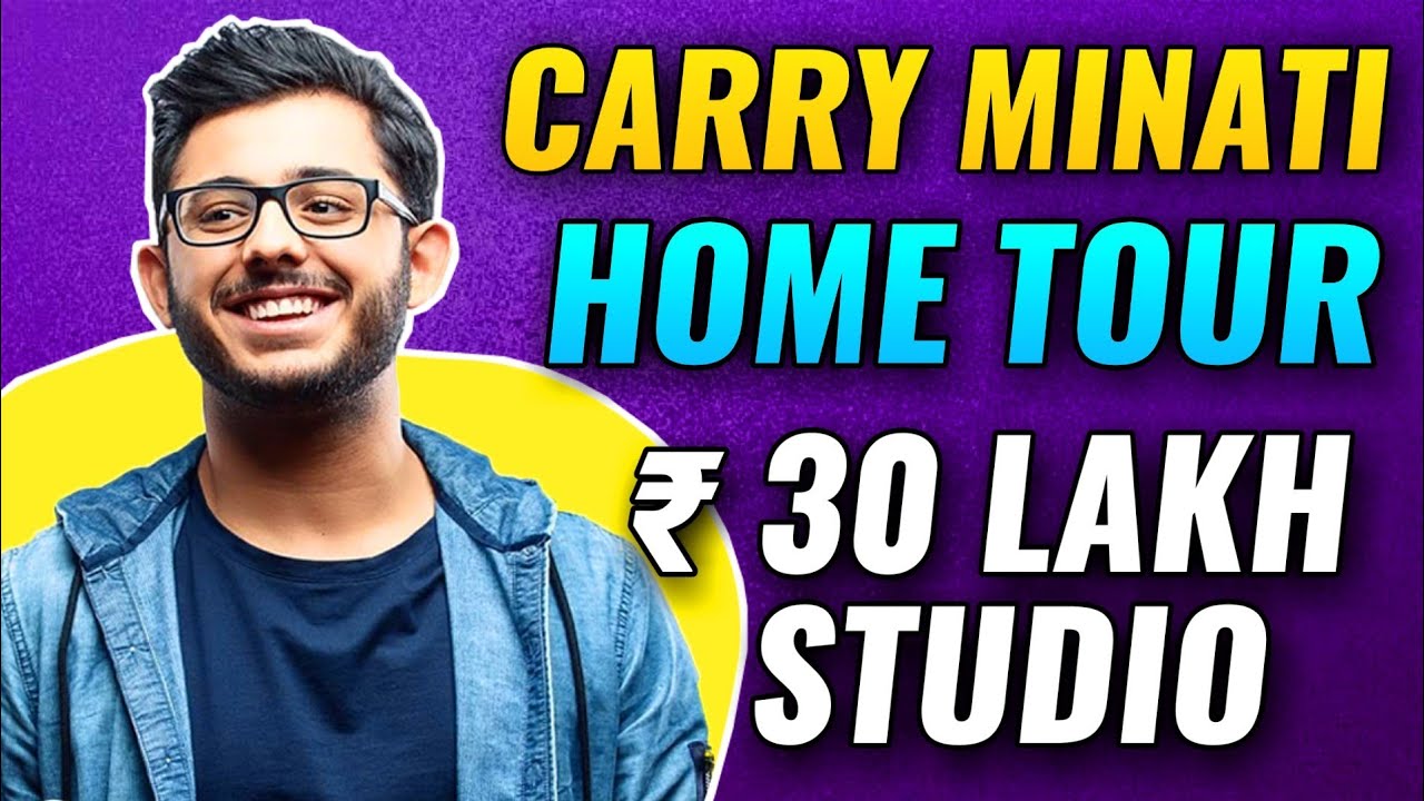 Carryminati Home Tour | Carryminati Setup Tour ₹ 30 Lakh - YouTube