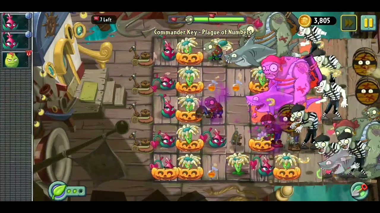 Plants vs Zombies 2 Custom Level "Commander Key" - YouTube