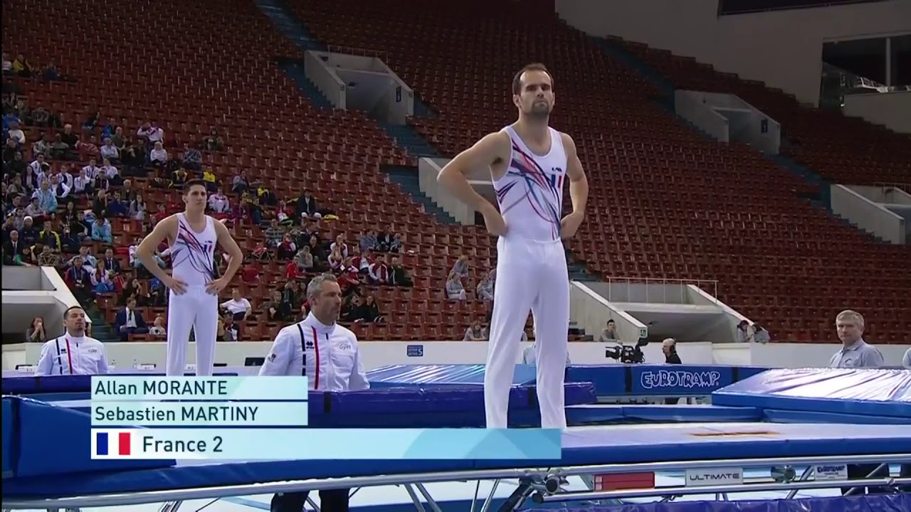 2018 Synchro Trampoline World Championships (Male) - YouTube
