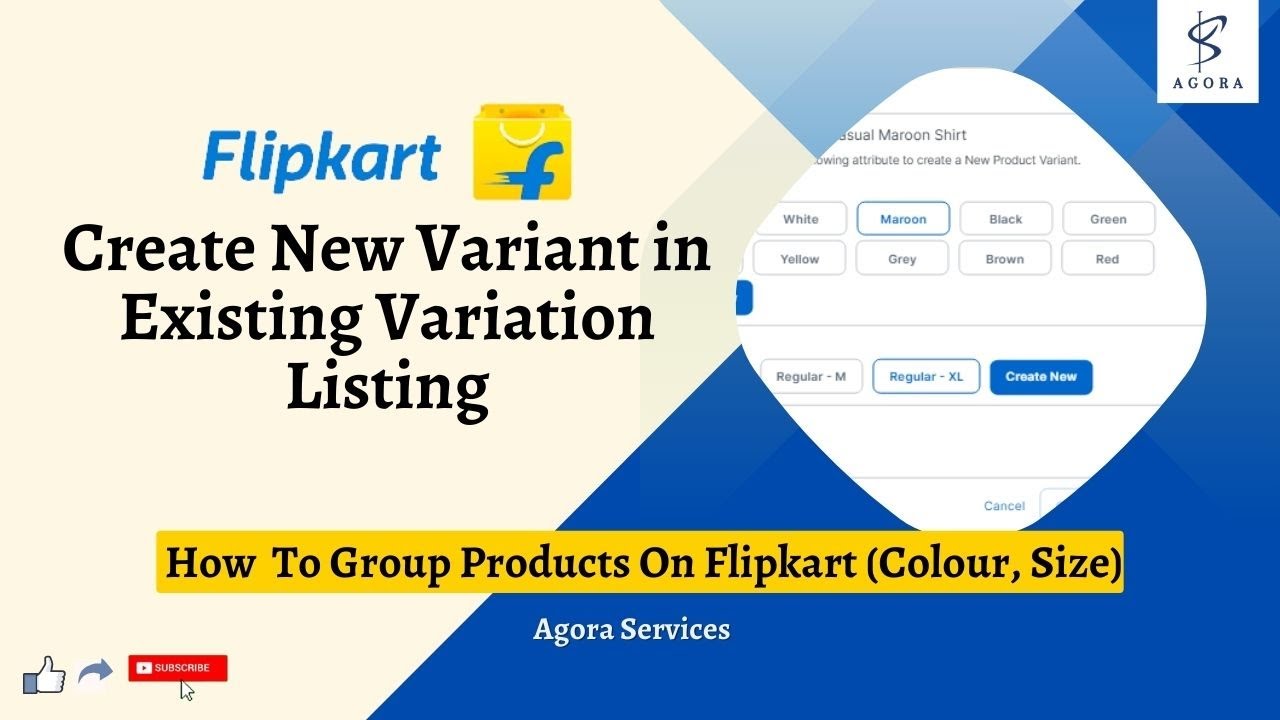 Flipkart Seller Variants: Creating, Adding, and Optimizing Product Groups | Size & Color ...