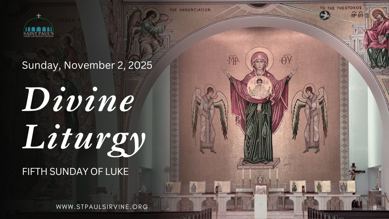 Divine Liturgy | Saint Paul's Feastday | November 2, 2025 - YouTube