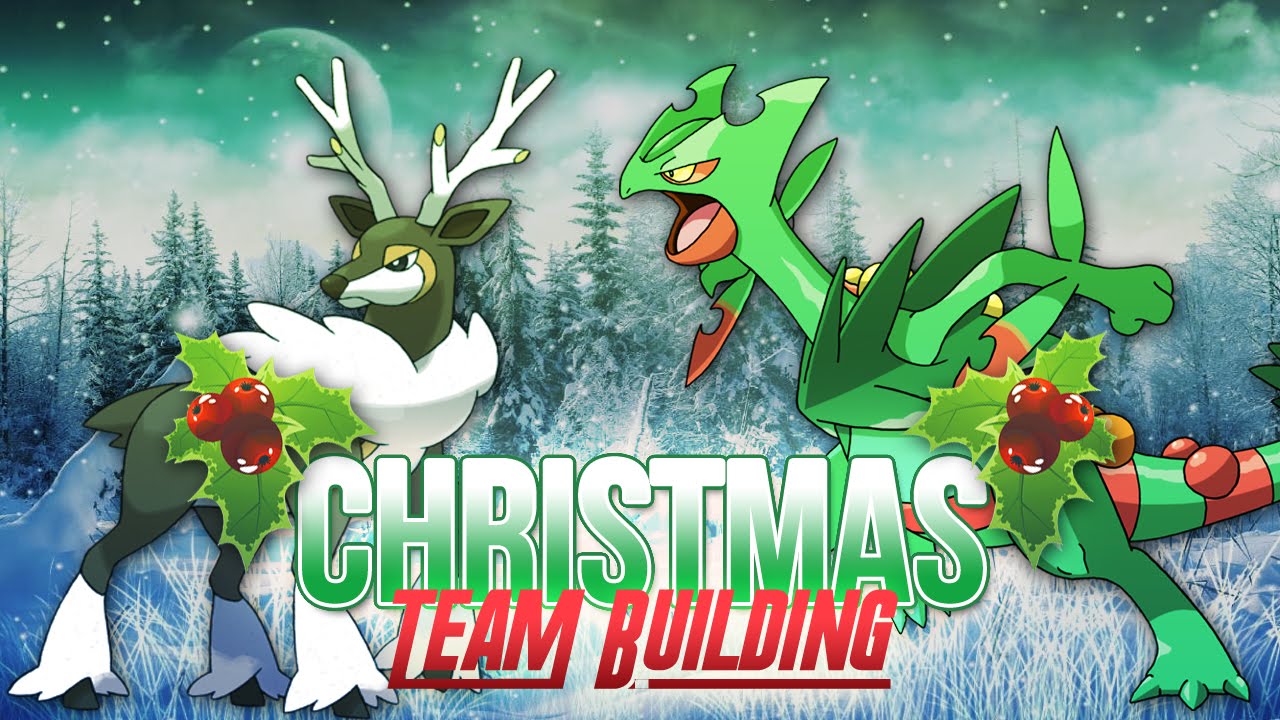 POKEMON CHRISTMAS TEAM BUILDING! Jingle my bells? No? Okay... - YouTube
