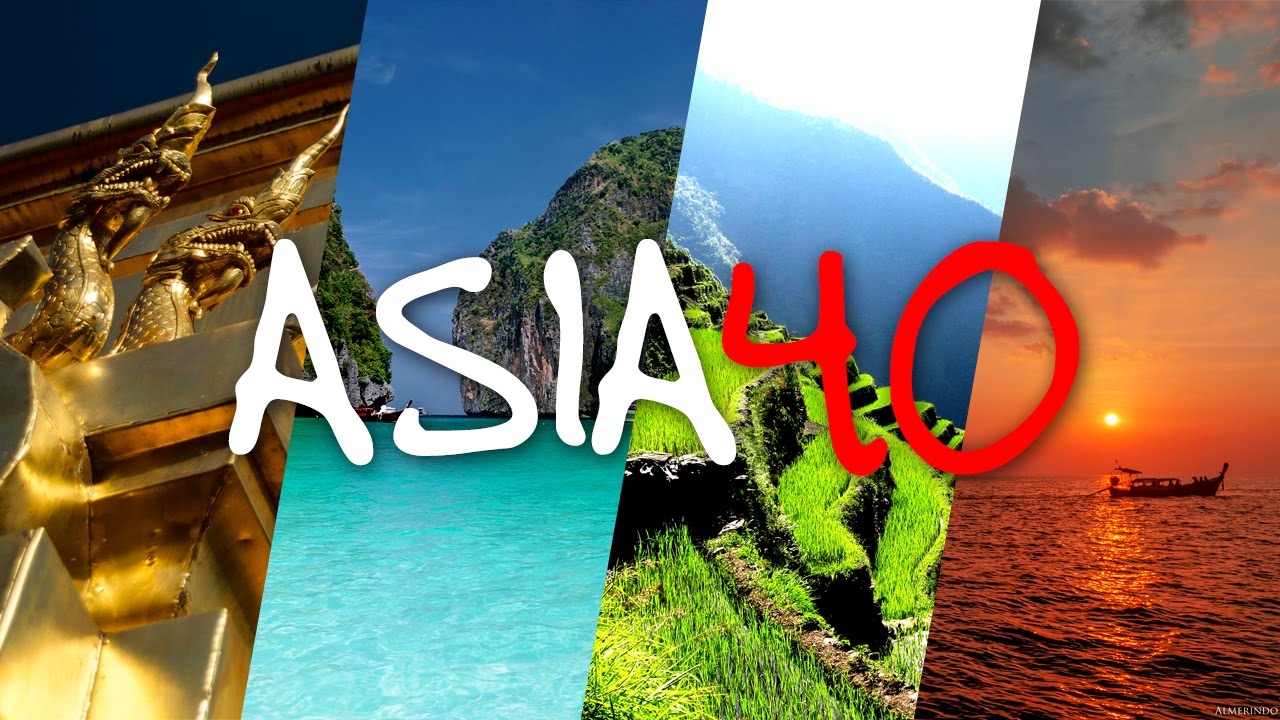 Asia40: [ 40 days in Asia ] in [ 4 minutes ] - YouTube