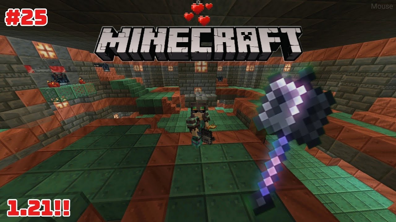ME find MACE in TRIAL CHAMBERS | MINECRAFT | Survival Series #25 - YouTube