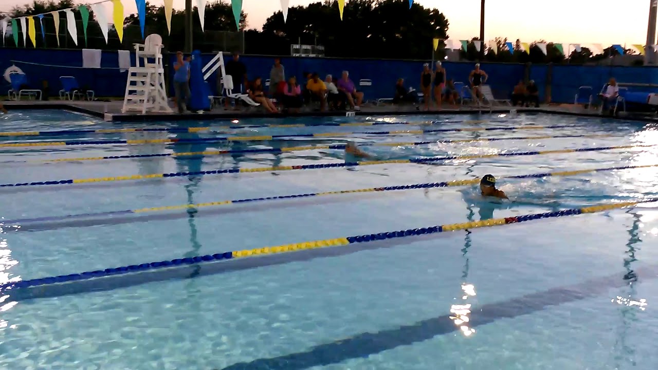 Michelle's first place Swimming. - YouTube