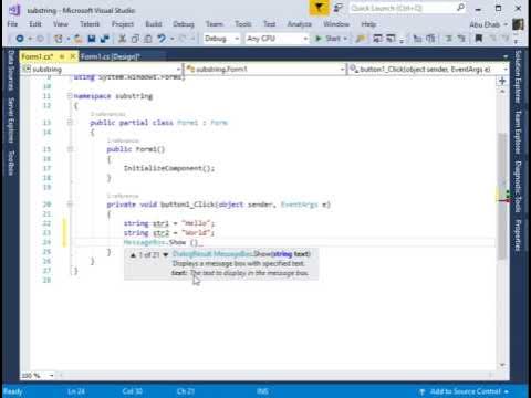 How to use C# string Concat - YouTube