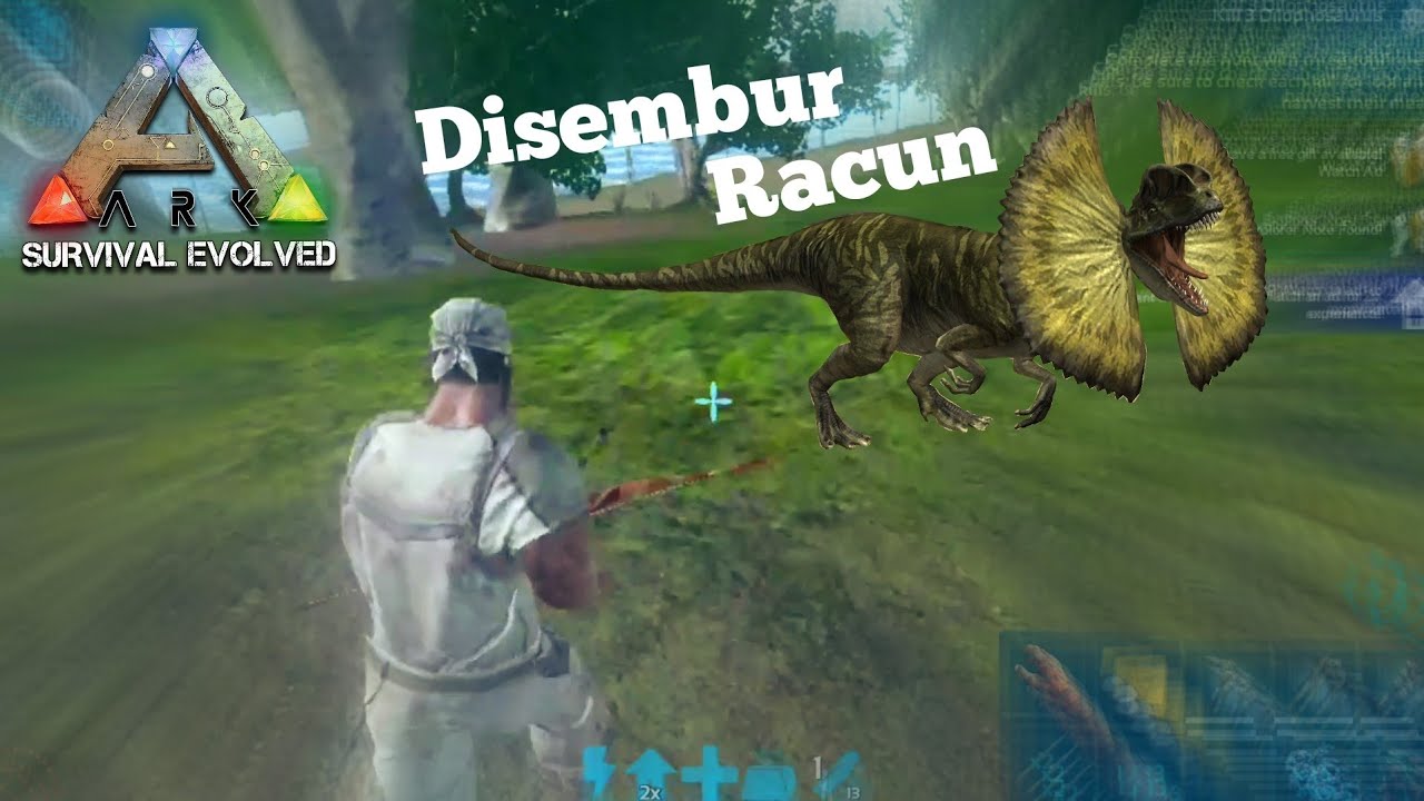 Taming Dan Berburu Dilophosaurus Ark Survival Evolved Mobile Youtube