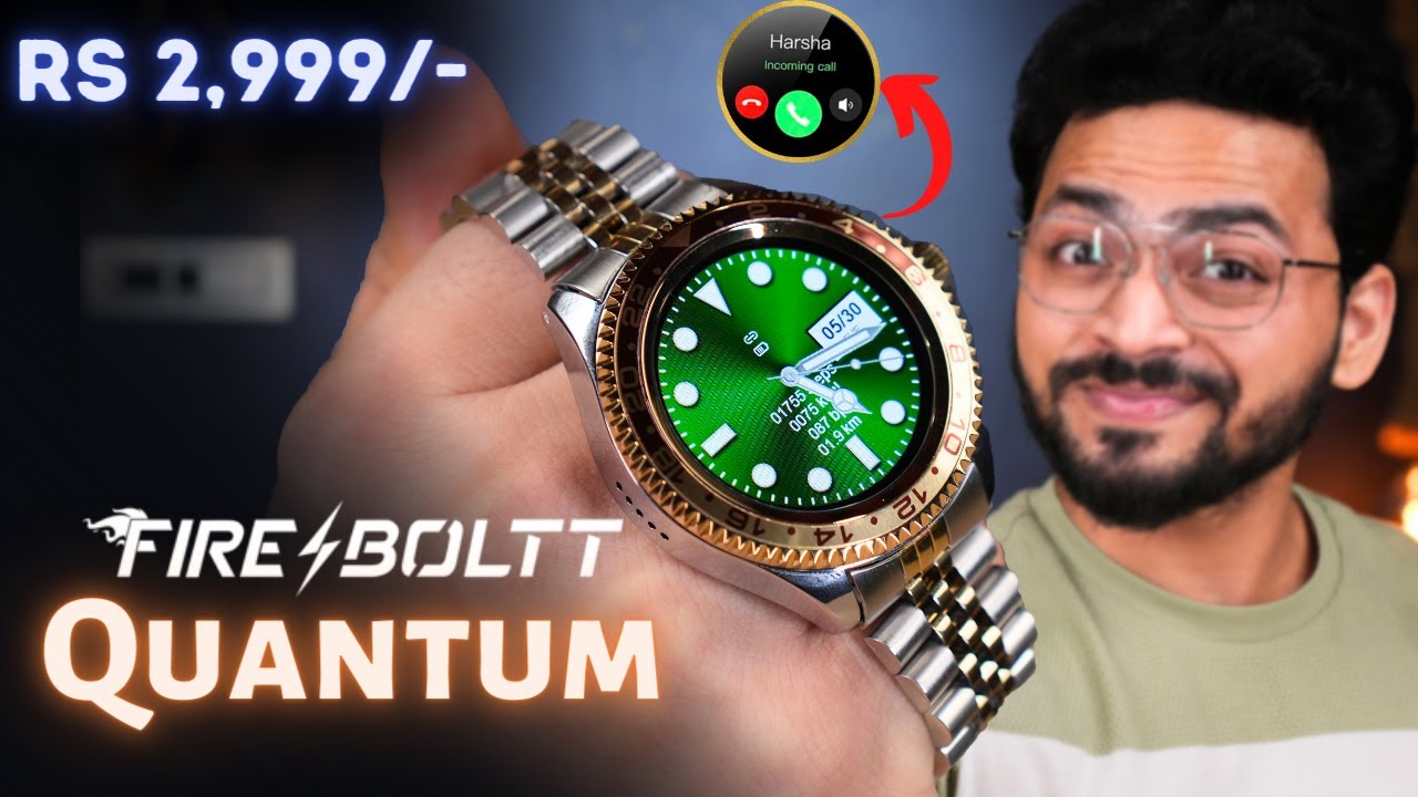 New Fire Boltt Quantum Smartwatch | Worth It? 🤔 | At Just Rs 2,999/- 🤯 ...