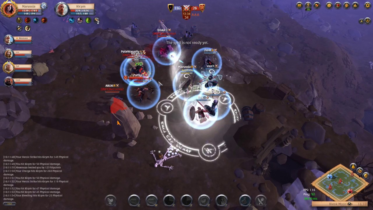 Albion Online PvP: Claymore @ GvG #8 [Training GvG] - YouTube