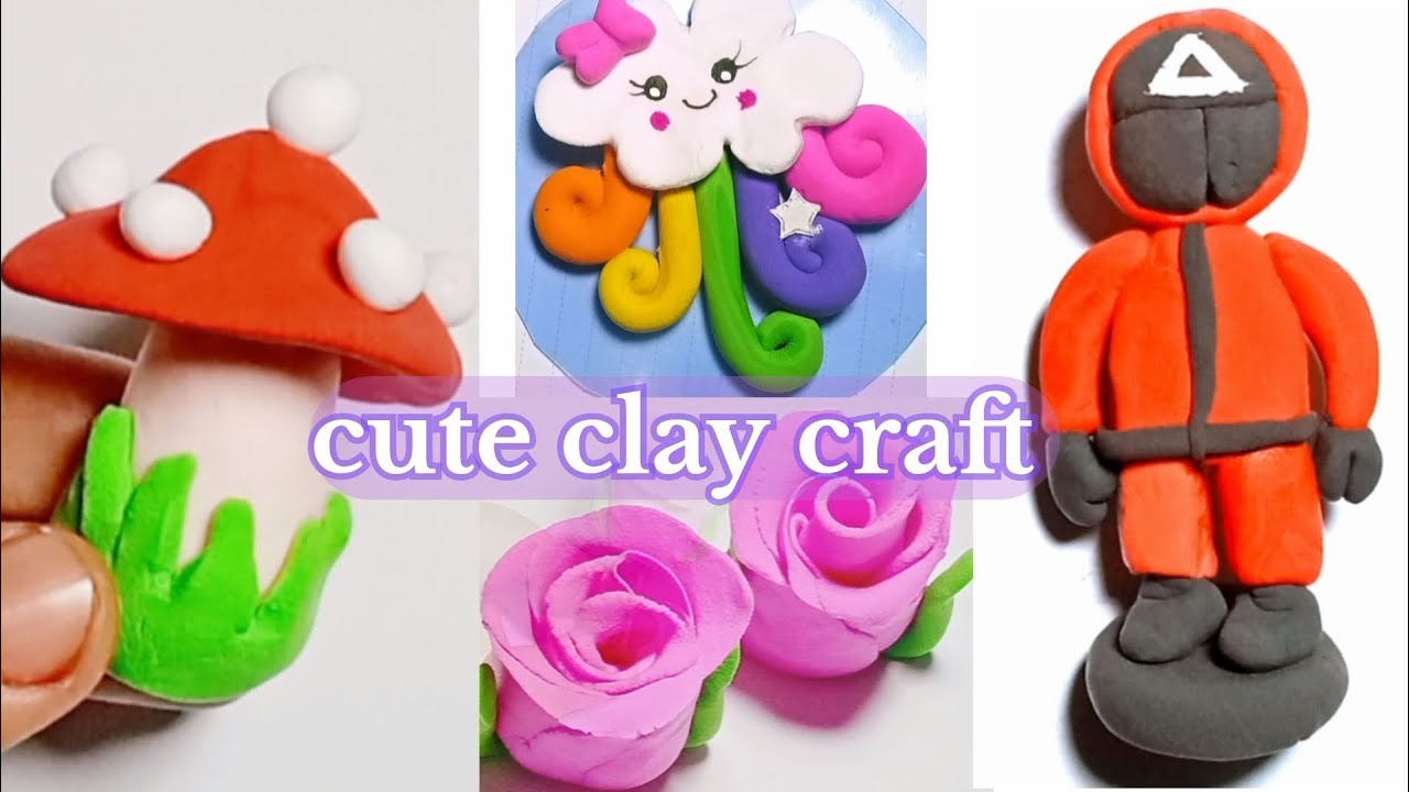 "How to Make a Cute Clay Craft Ideas | step-by-Step DIY Craft tutorial ...