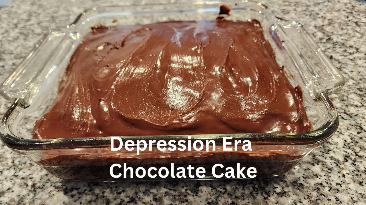 Chocolate Depression Cake #recipe #baking #dessert - YouTube