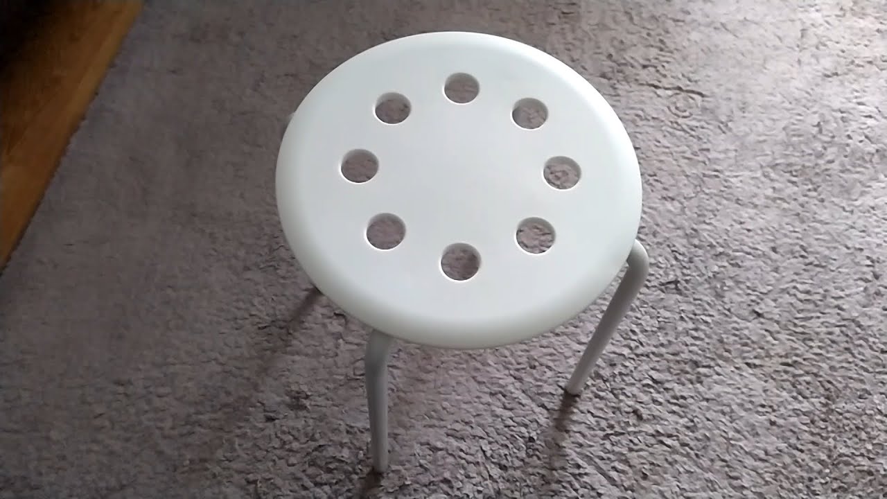 Easy to Build, Sturdy Stool! | Ikea MARIUS White Stool Review - YouTube