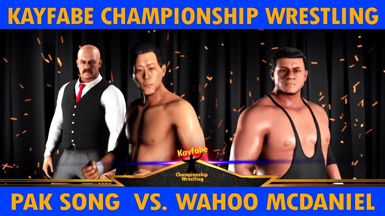 WWE 2K18 - Pak Song vs. Wahoo McDaniel - YouTube