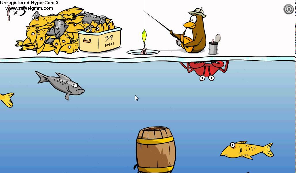 Club Penguin Fishing Walkthrough - YouTube