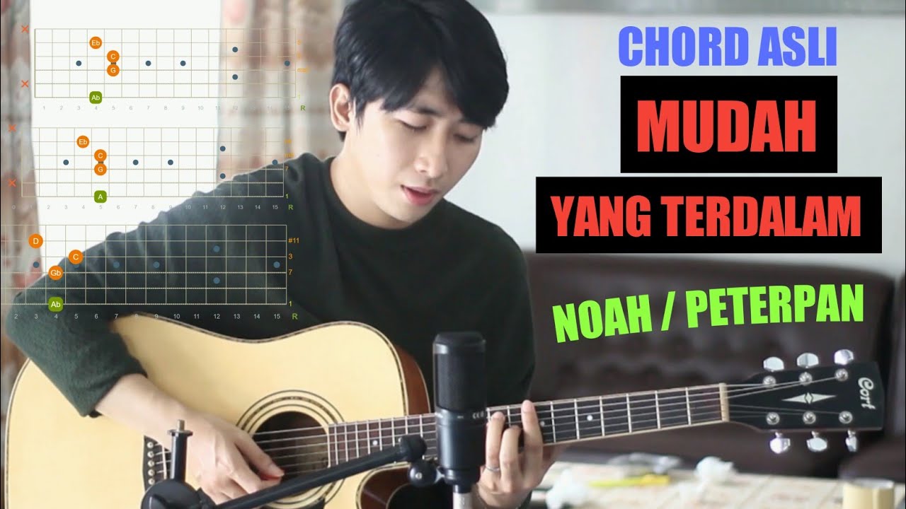 (TUTORIAL GITAR) YANG TERDALAM - NOAH (VERSI ASLI) (ORIGINAL CHORD ...