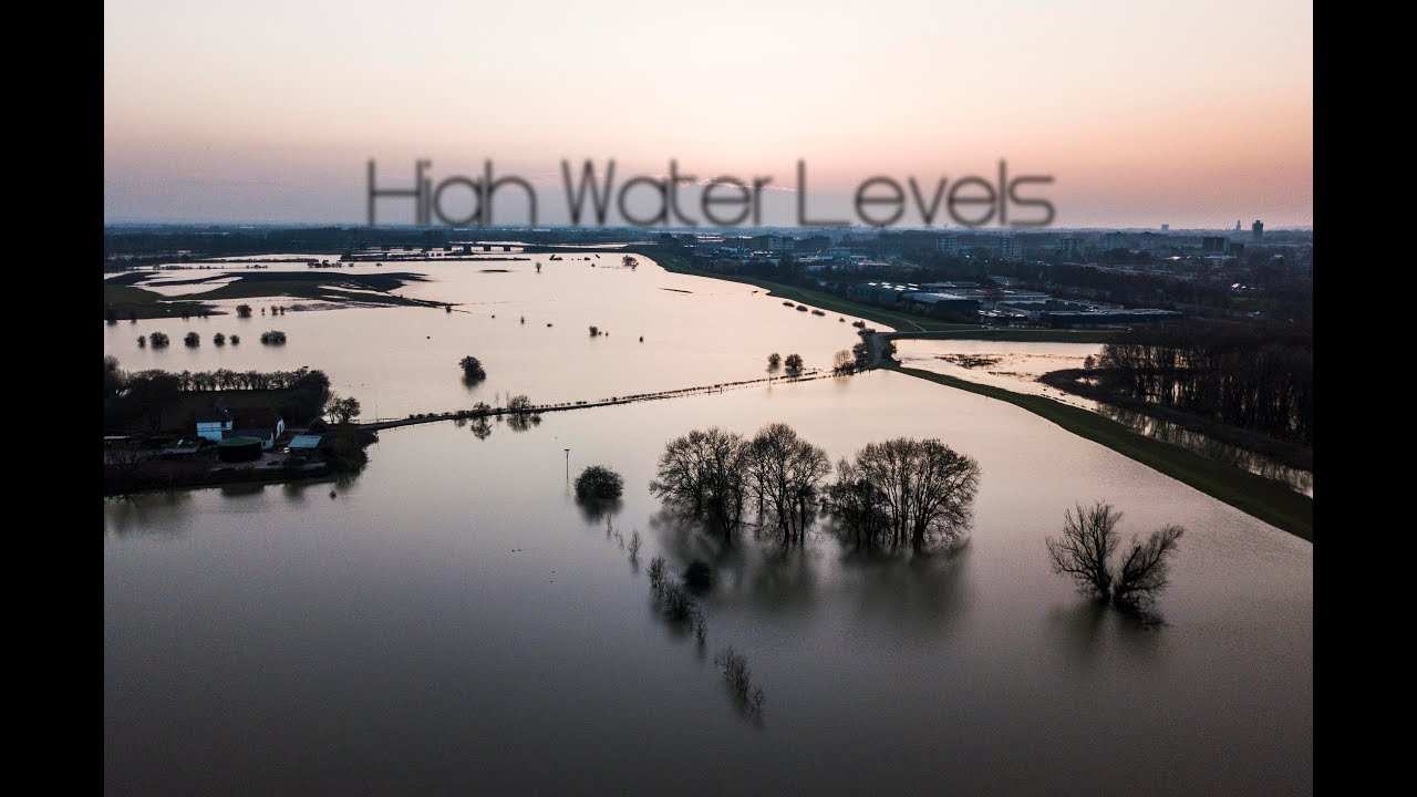 High Water Levels - River IJssel - YouTube