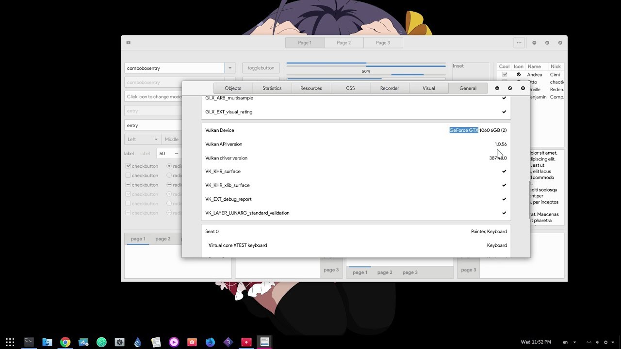i disappeared GTK4 Widget Factory with CSS :) - YouTube