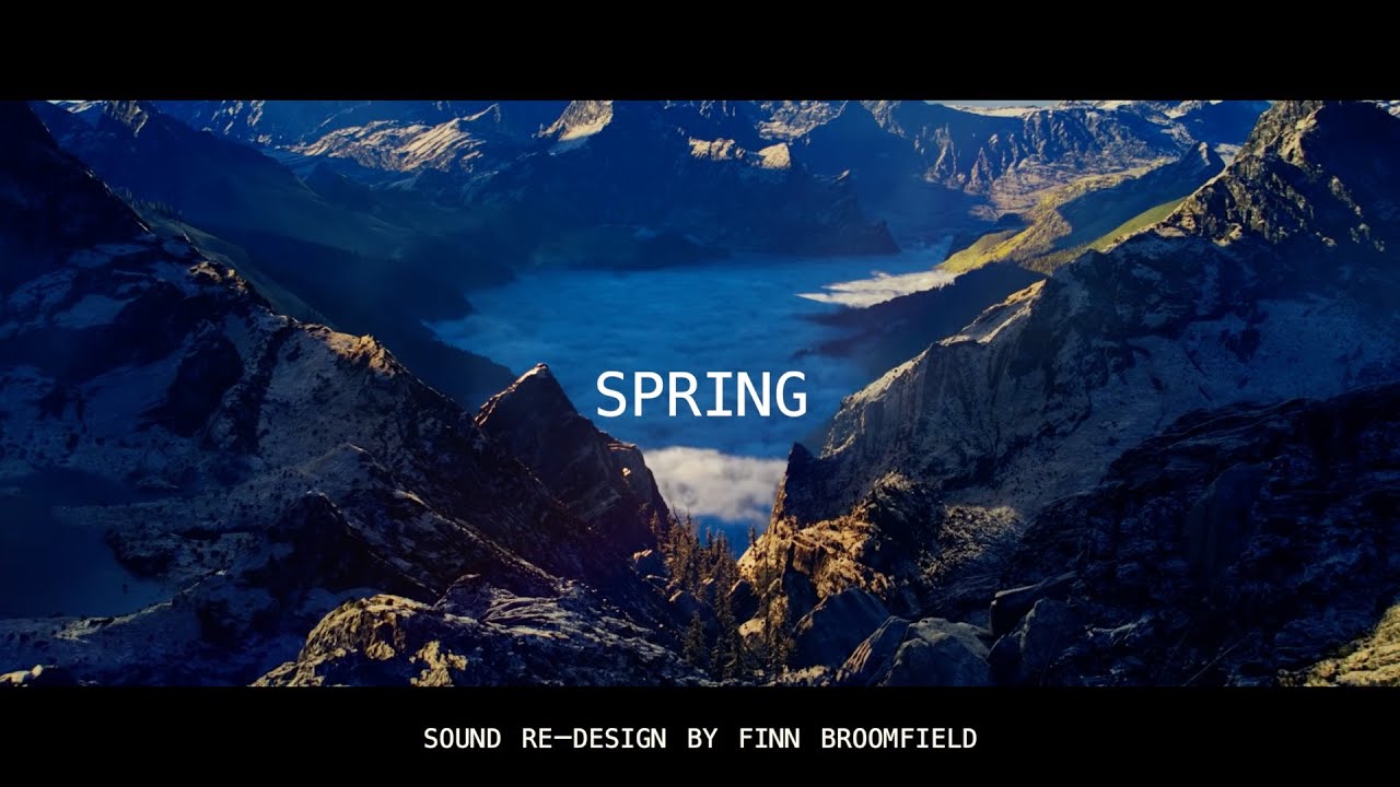 Spring - Sound Re-Design by Finn Broomfield - YouTube