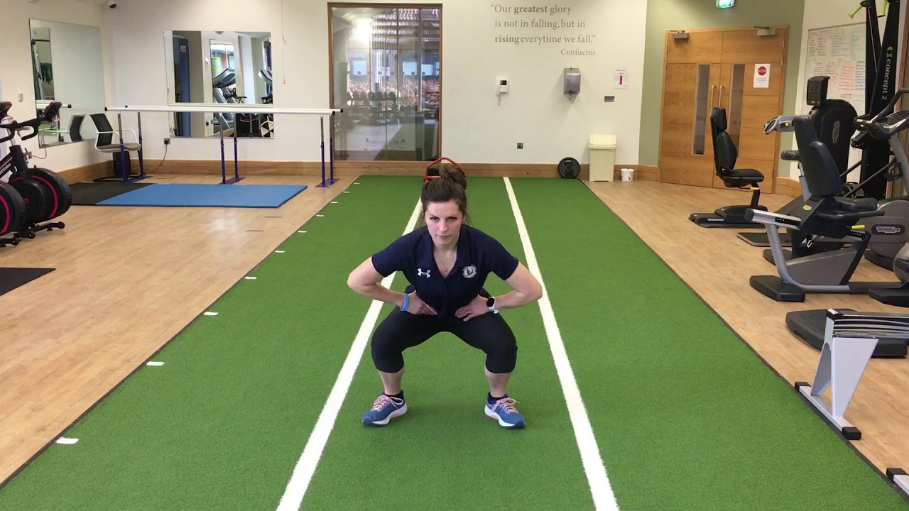 Dynamic ISO Squats - YouTube