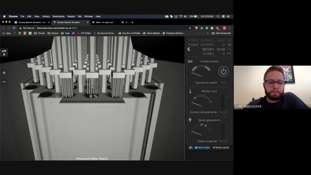 Nuclear Reactor Simulator Instructional Video - YouTube
