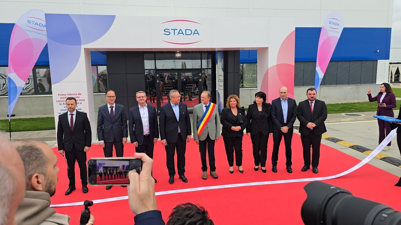 Inaugurare fabrica de medicamente STADA de la Turda (30.10.2024) - YouTube