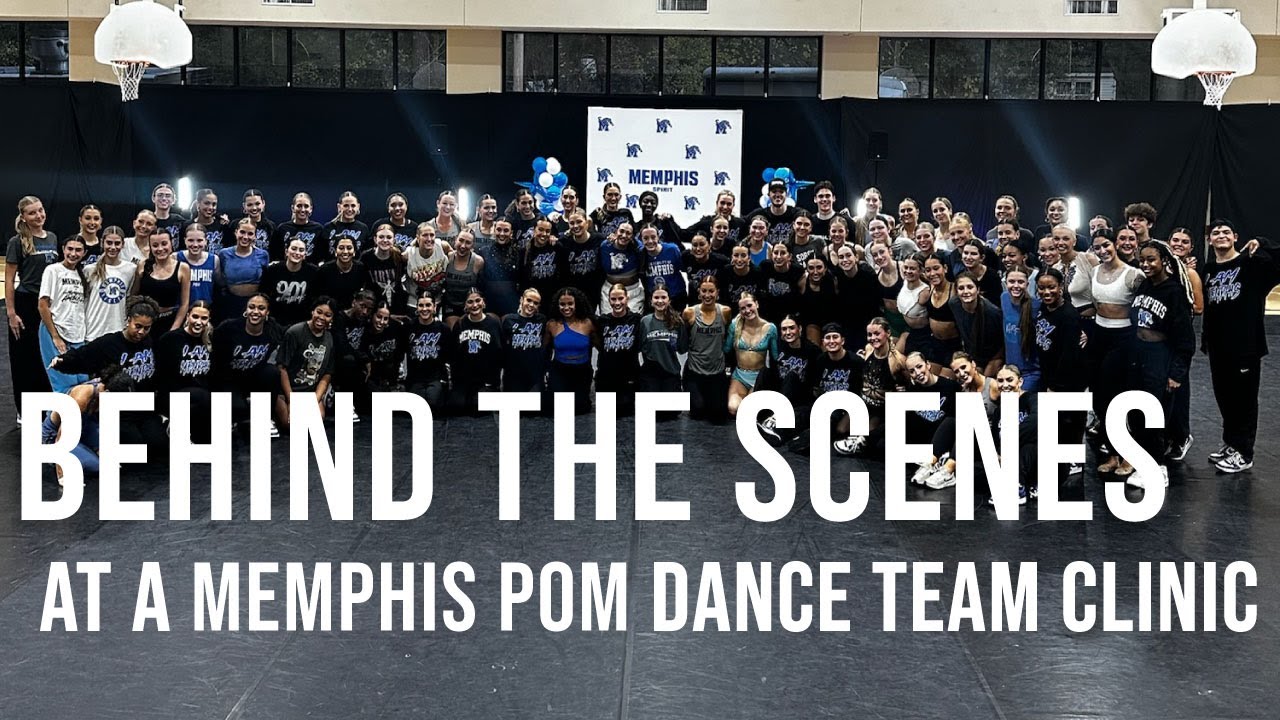 Behind the Scenes of a Memphis Pom Clinic - YouTube