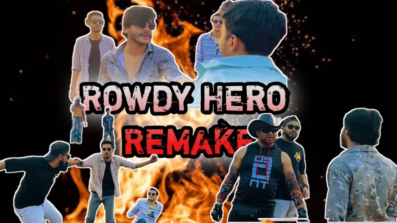 Rowdy Hero action Scene Remake | Tamil Movie action Scene Remake ...
