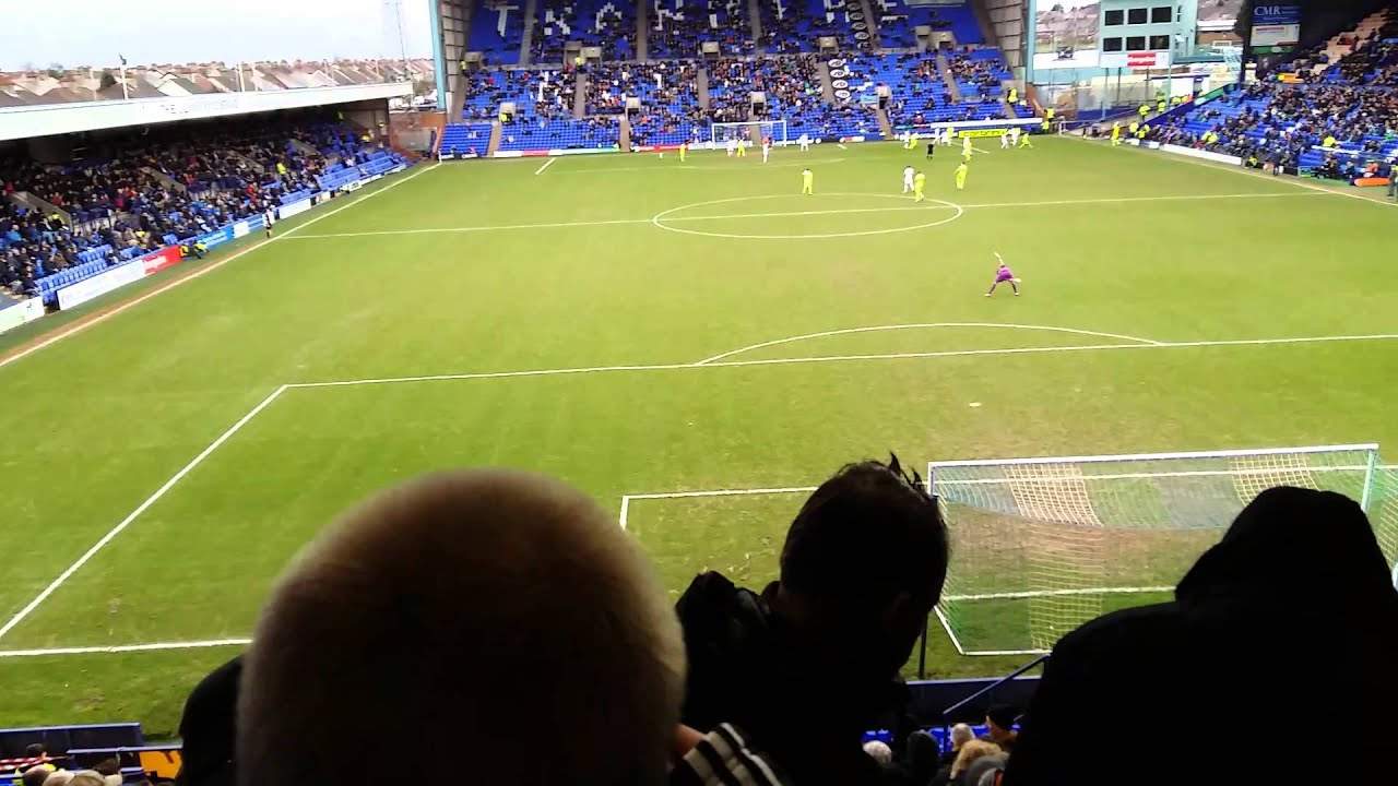 Southport fans at Tranmere - YouTube