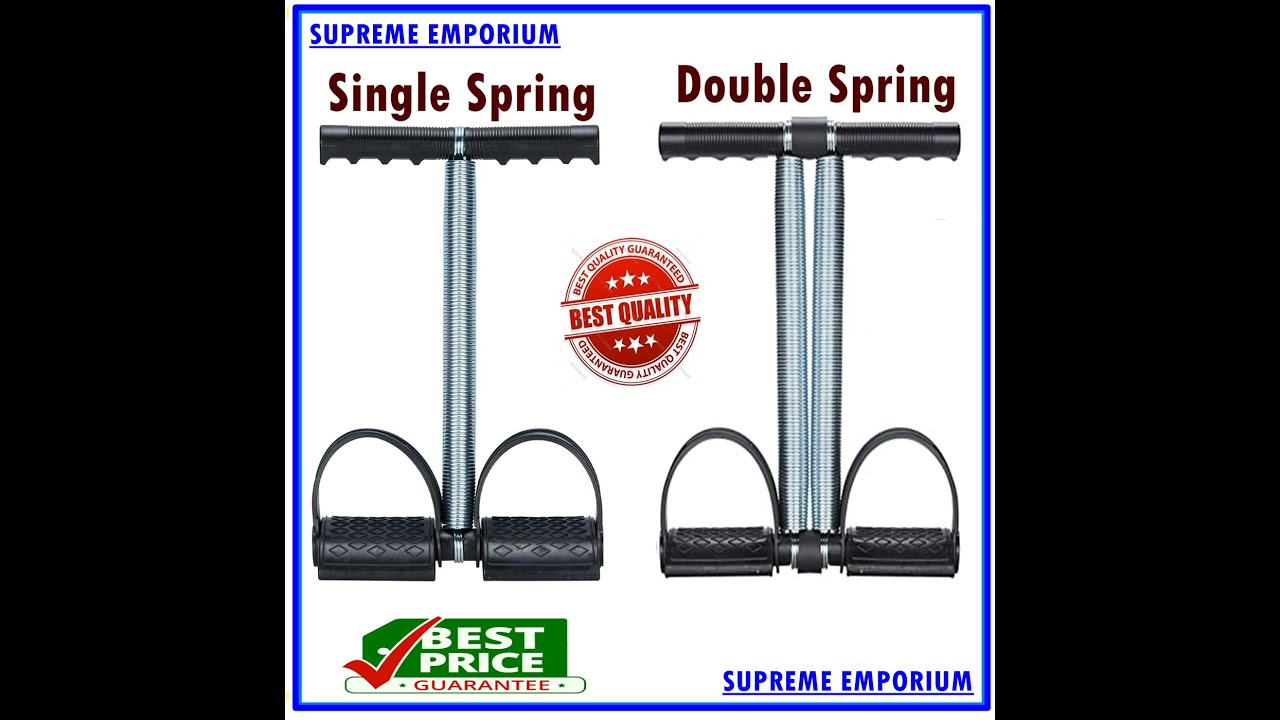 How to use Single Spring or Double Spring Tummy Trimmer l Supreme ...