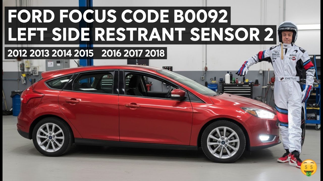 How to Fix Airbag Light Code B0092 on Ford Focus (Left Side Sensor 2 ...
