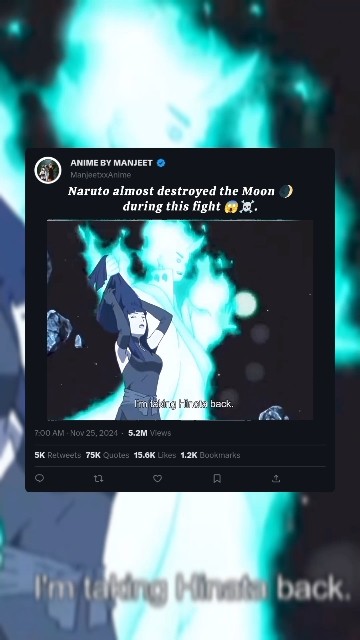 Naruto Destroys The Moon 🌕 to Save Hinata !! Naruto Vs Toneri 😱🔥 - YouTube
